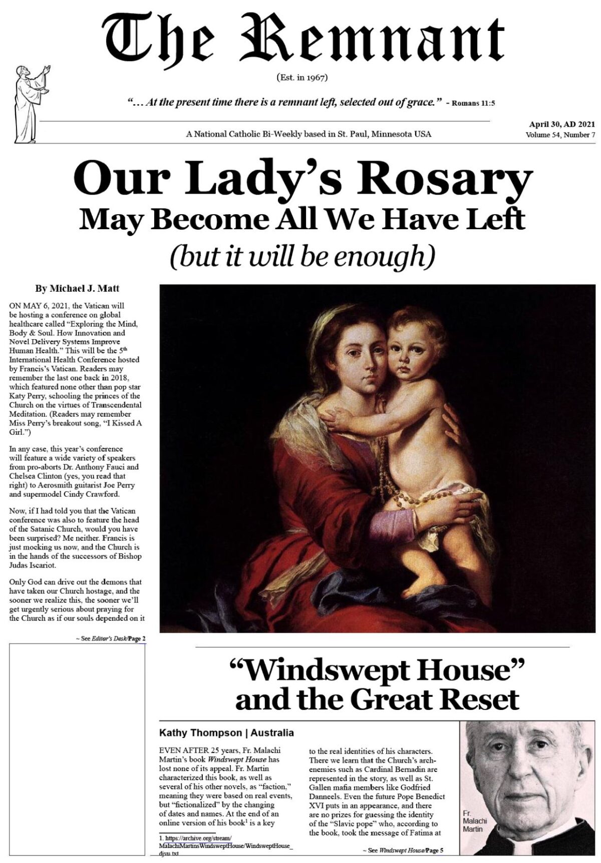 The First Week of July 1963 – Padre Peregrino